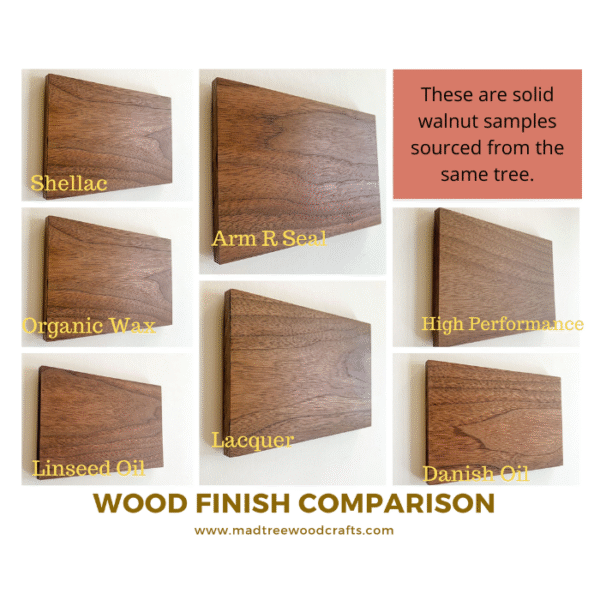Wood Finish Comparison | Mad Tree Woodcrafts®